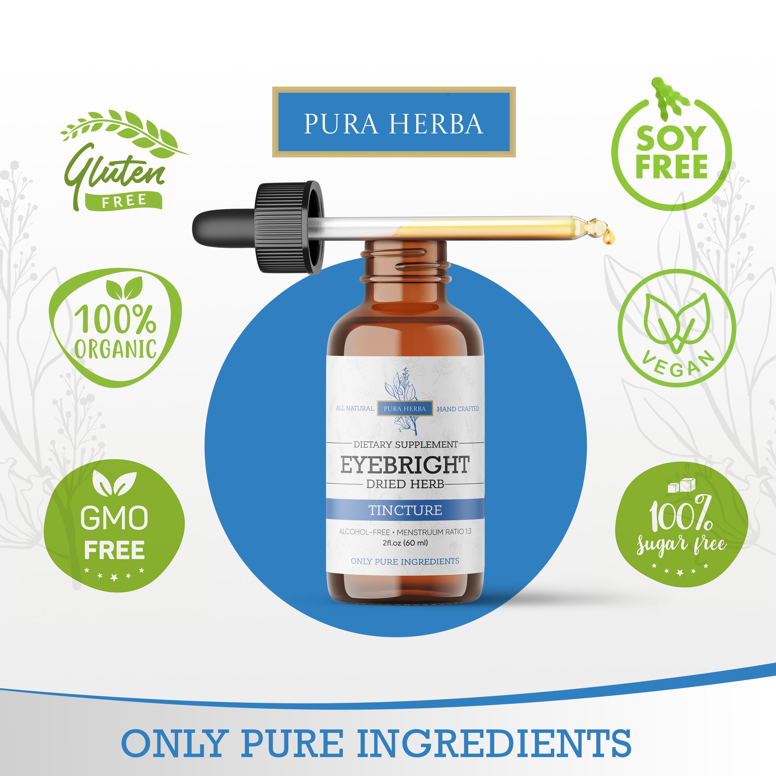 Eyebright extract for clear vision