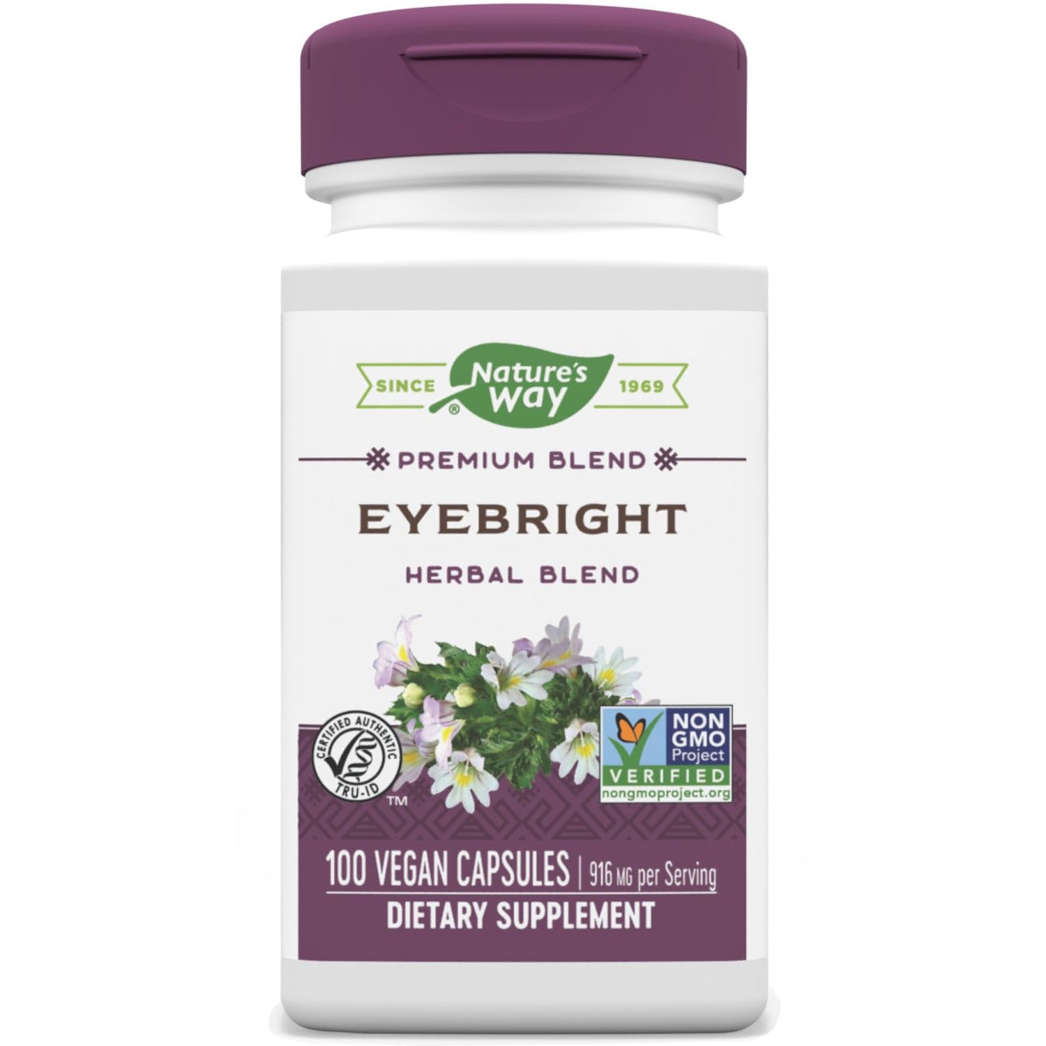Eyebright supportive blend capsules
