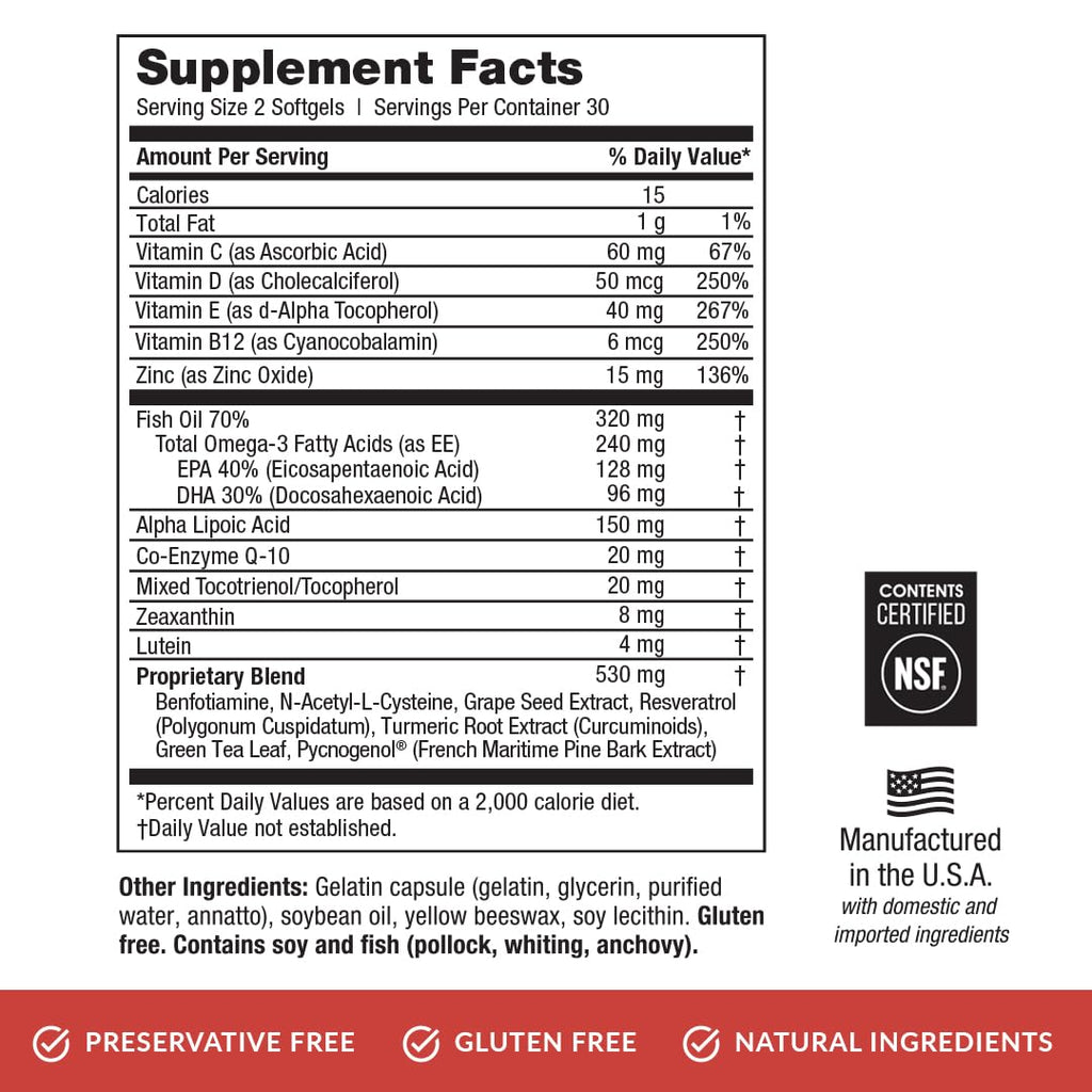 EyePromise kids multivitamin softgels