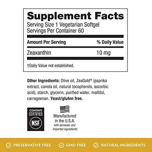 EyePromise Zeaxanthin for daily wellness