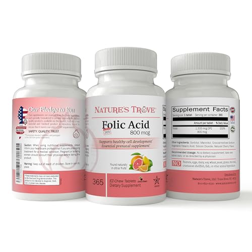 EZ chew folic acid supplement