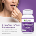 EZ Melts ashwagandha capsules for wellness
