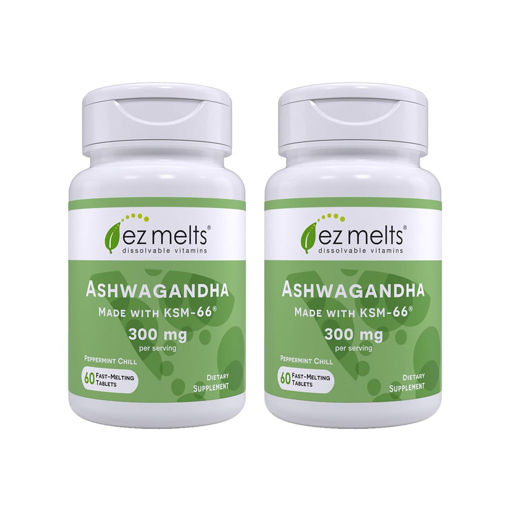 EZ Melts ashwagandha peppermint tablets