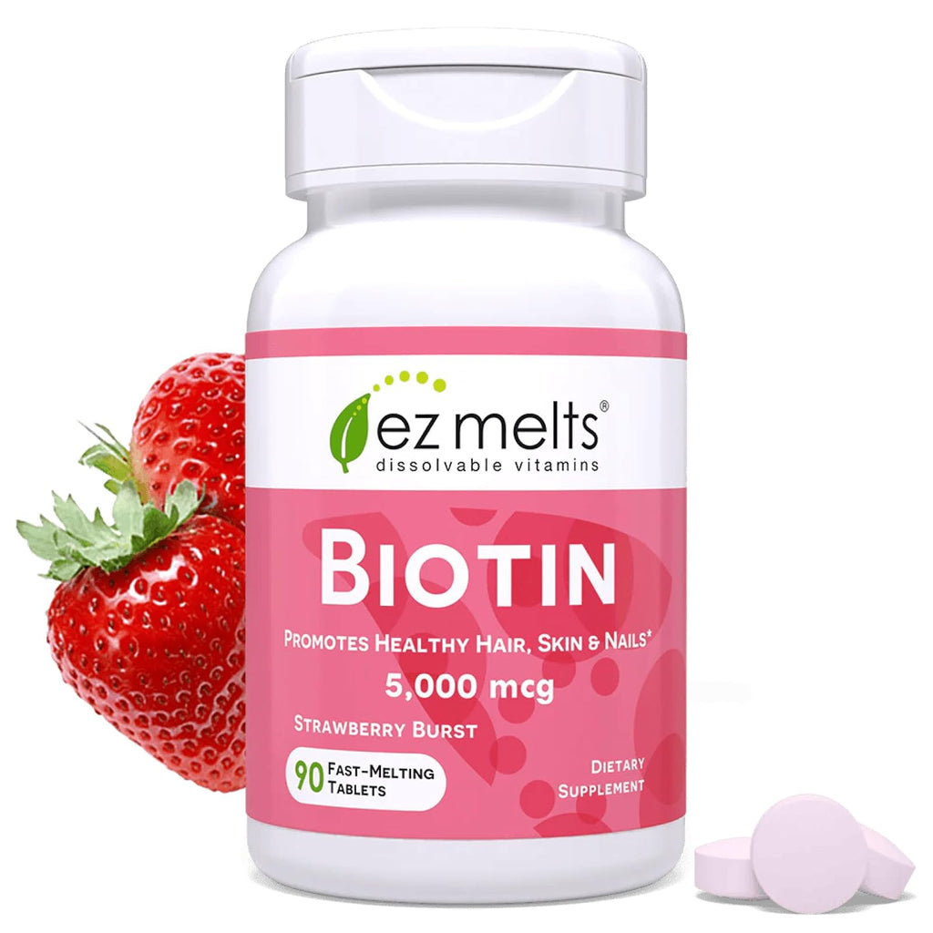 EZ Melts biotin 5000 mcg tablets