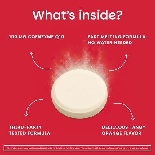 EZ Melts CoQ10 melts for easy absorption