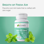 EZ Melts melatonin for nighttime comfort
