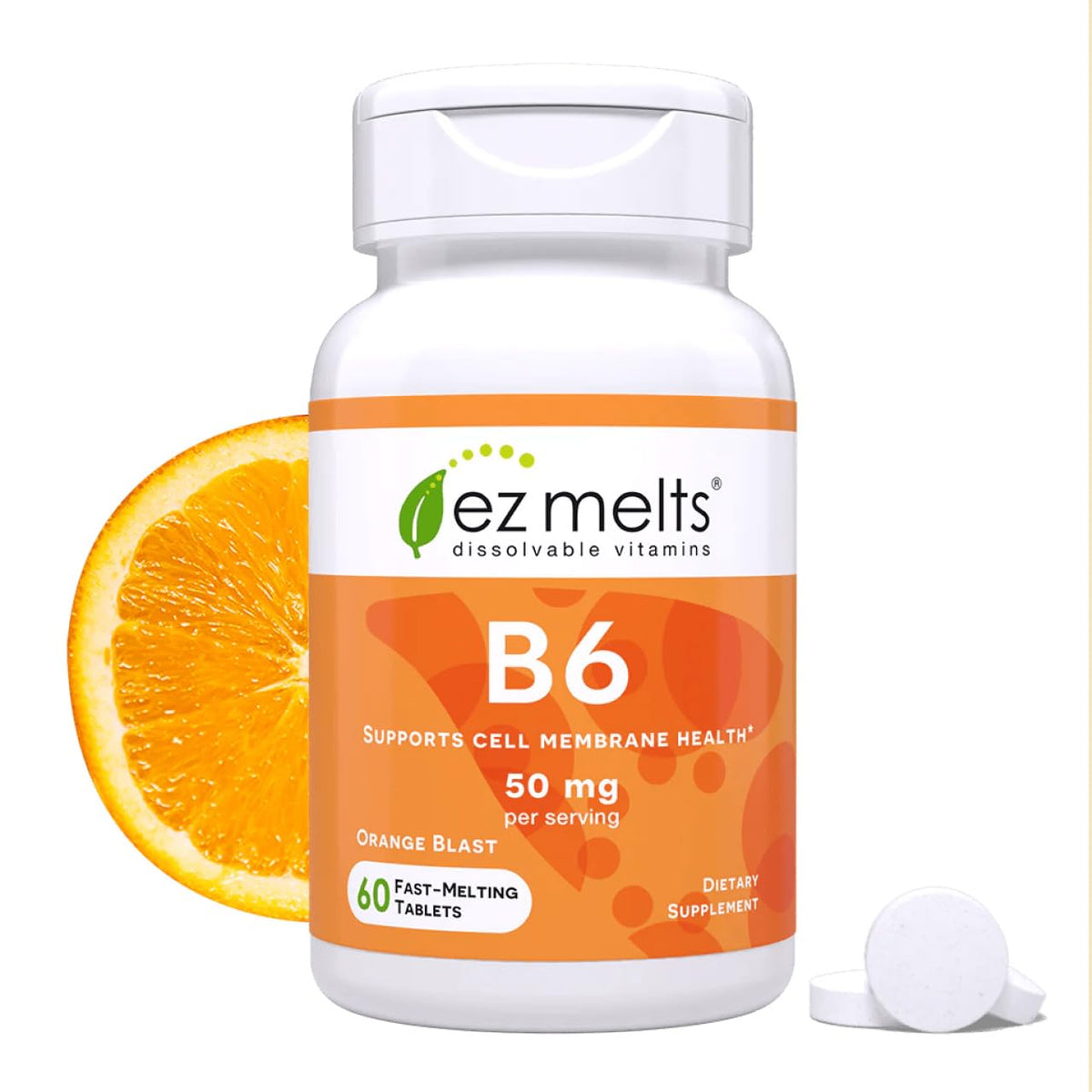 EZ Melts Vitamin B6 tablets