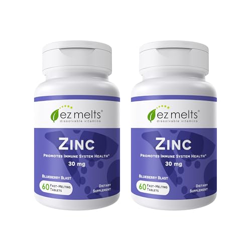 EZ Melts Zinc 30 mg tablets