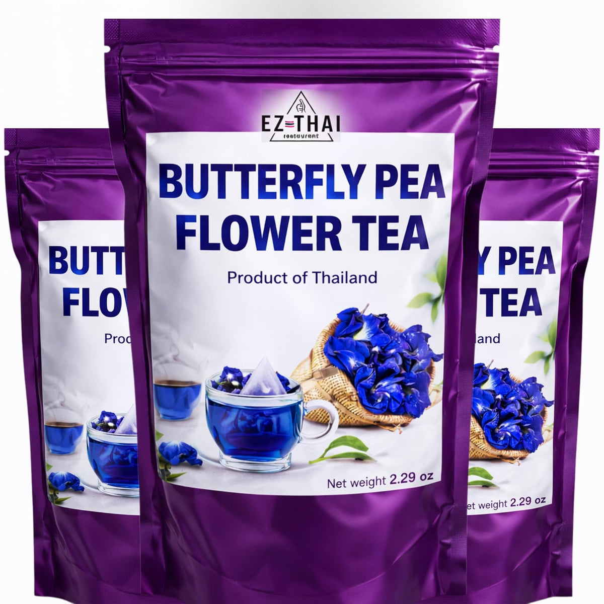 EZ THAI Butterfly Pea Flower Tea benefits
