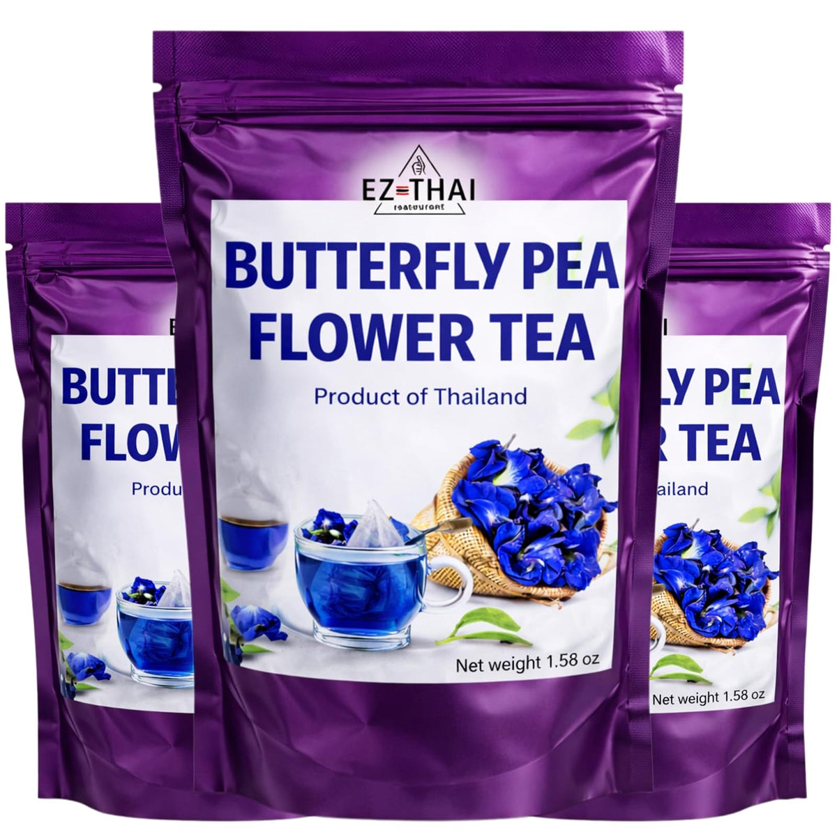 EZ THAI butterfly pea flower tea benefits