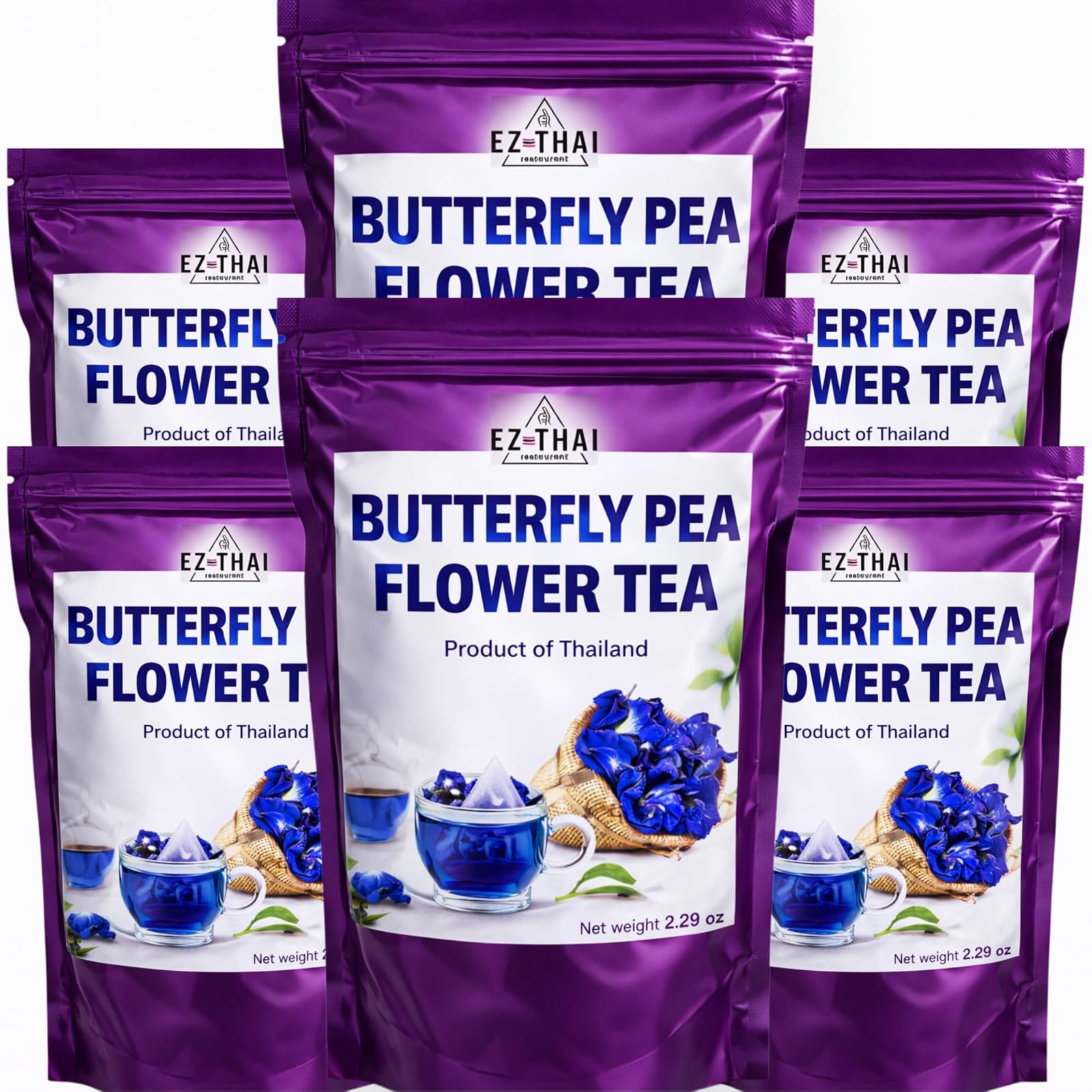 EZ THAI dried butterfly pea flower tea benefits