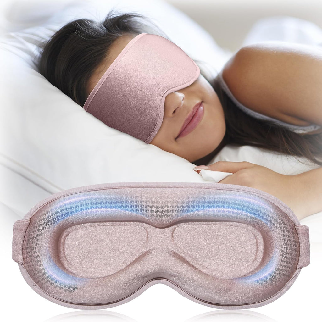 FACEMOON pink blackout sleep mask