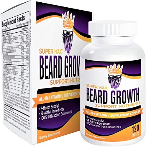 facial hair growth supplements for men