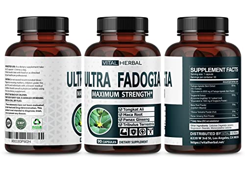 Fadogia Agrestis and ginseng synergy