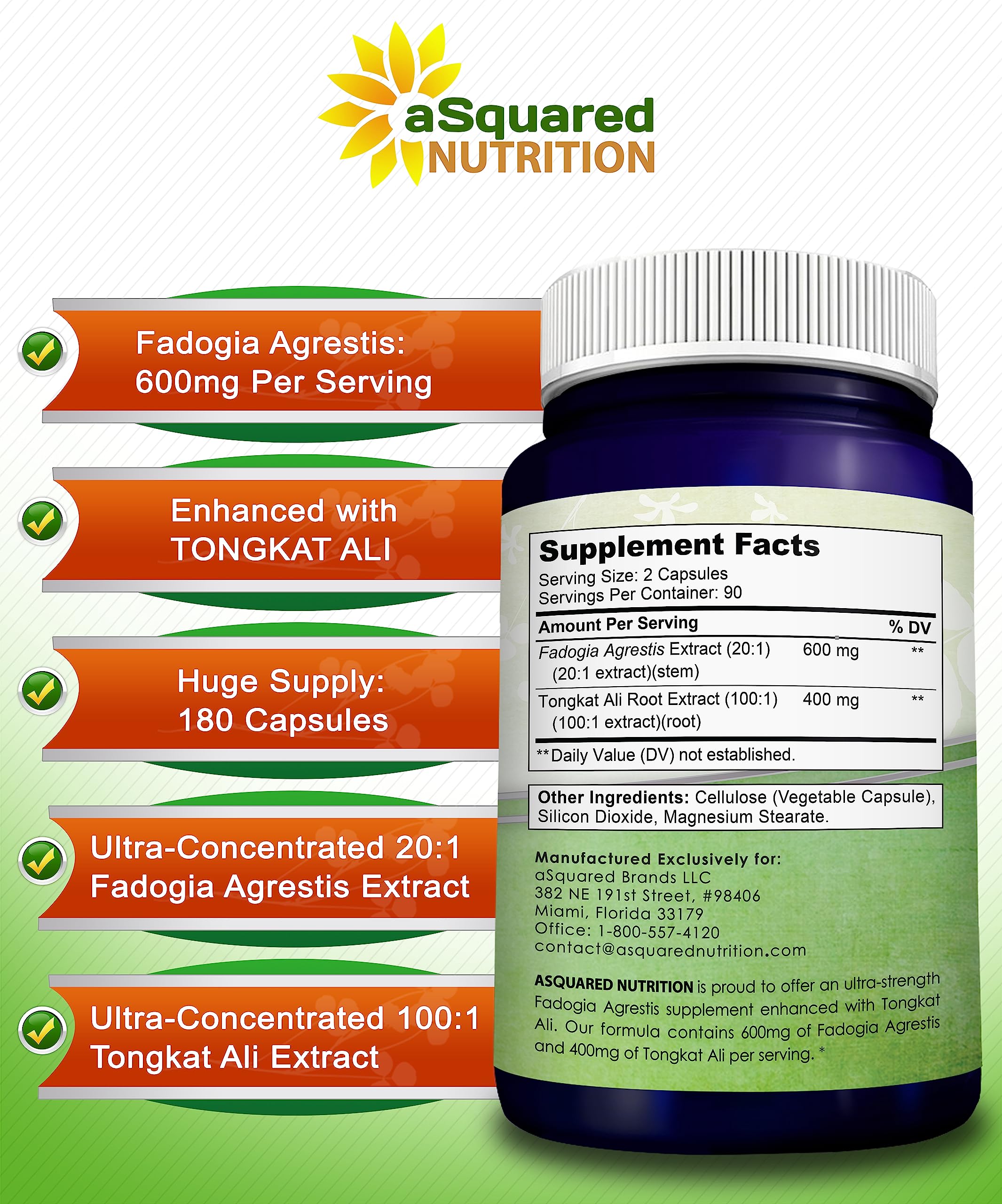 Fadogia Agrestis for enhanced performance
