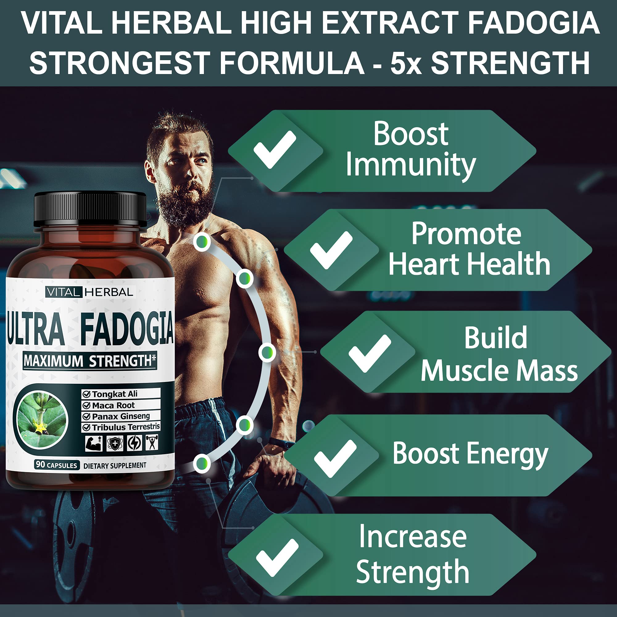 Fadogia Agrestis herbal energy formula