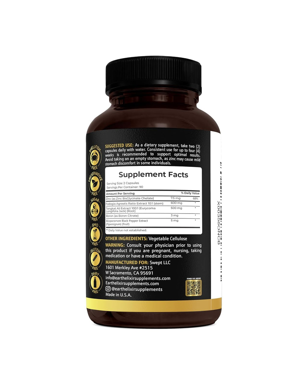 Fadogia Agrestis multivitamins for energy support
