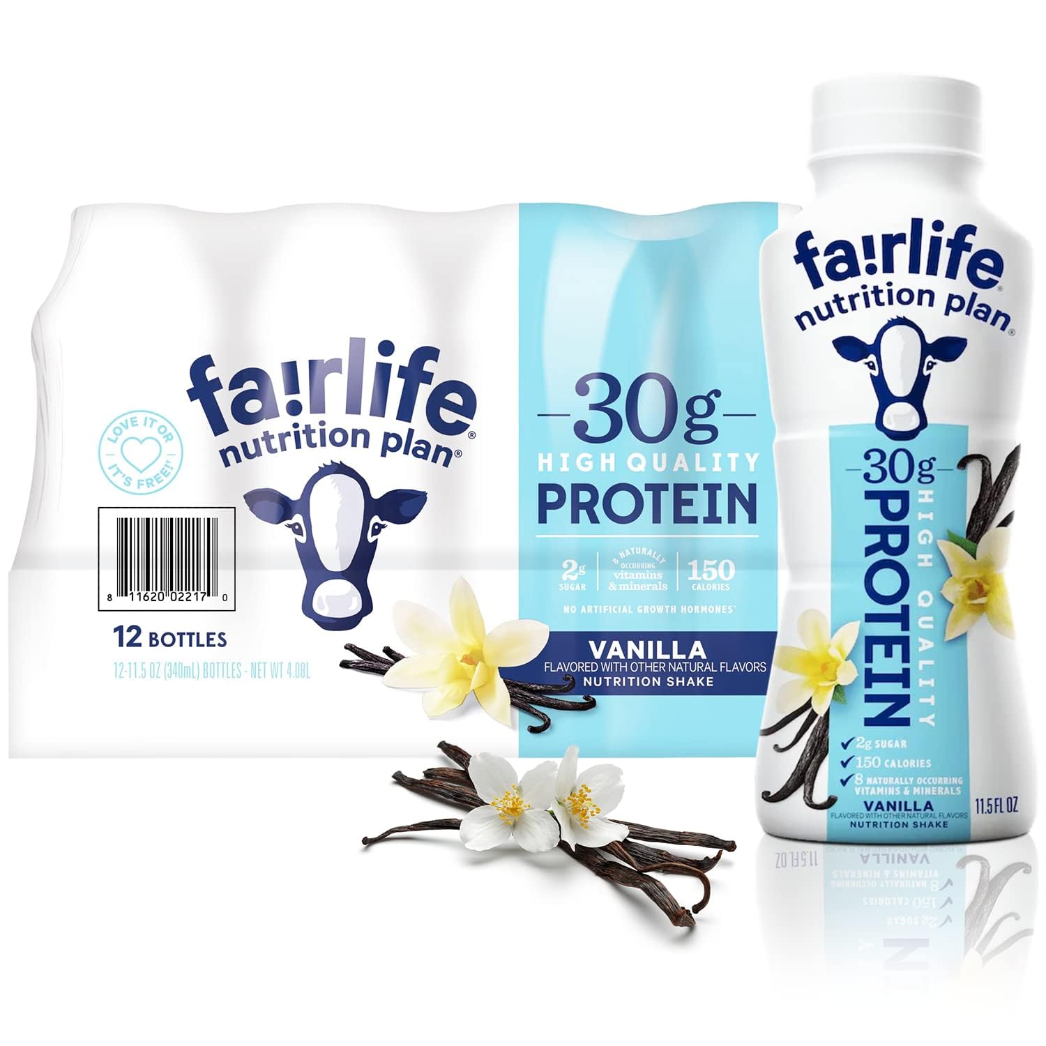Fair Life whey protein shake vanilla flavour