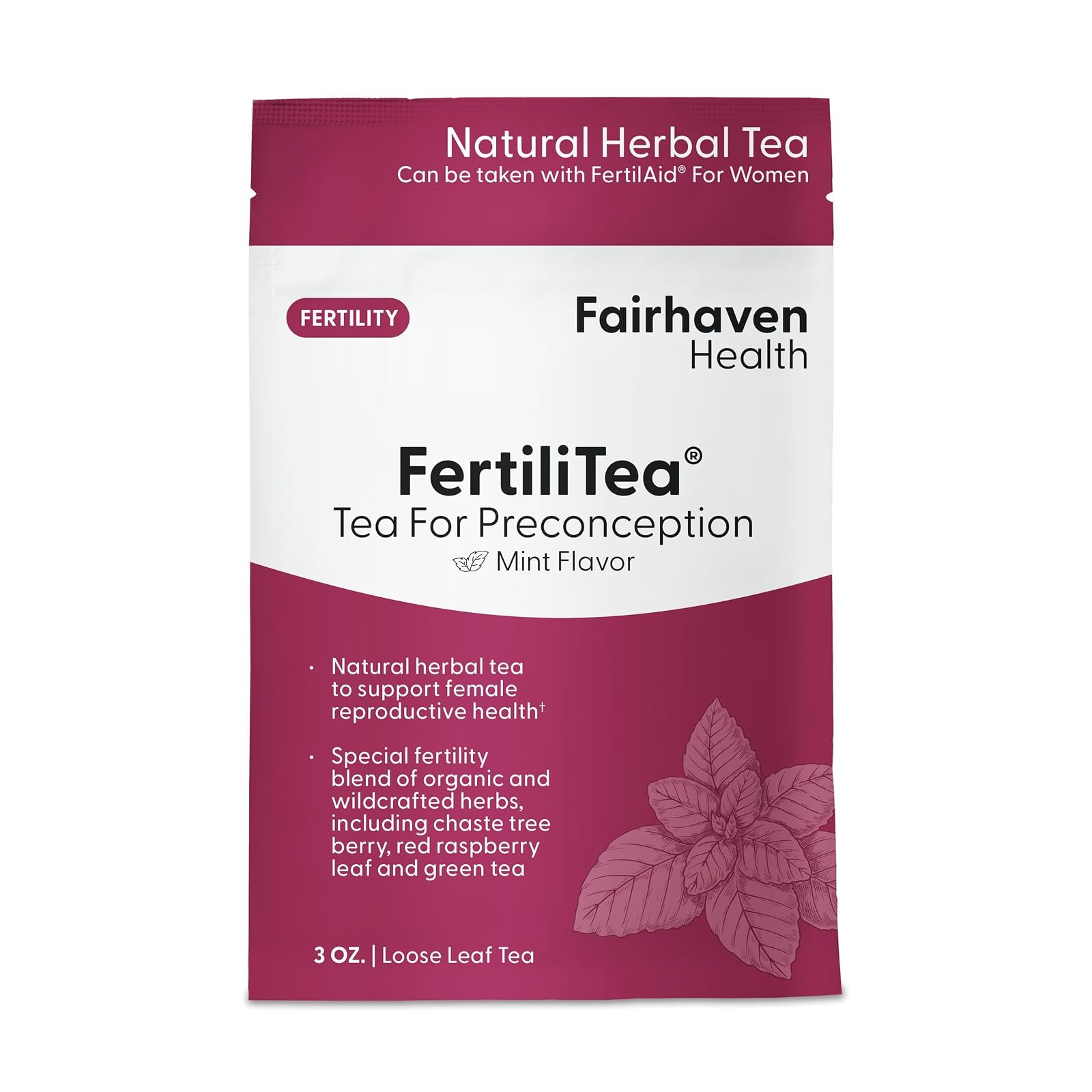 Fairhaven Health FertiliTea Mint benefits