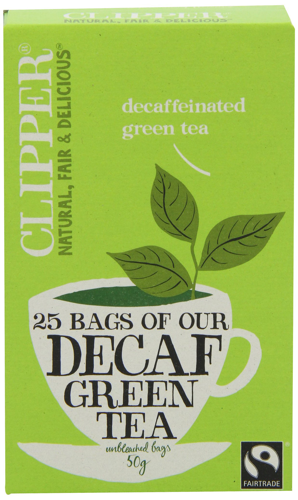 fairtrade decaf green tea bags