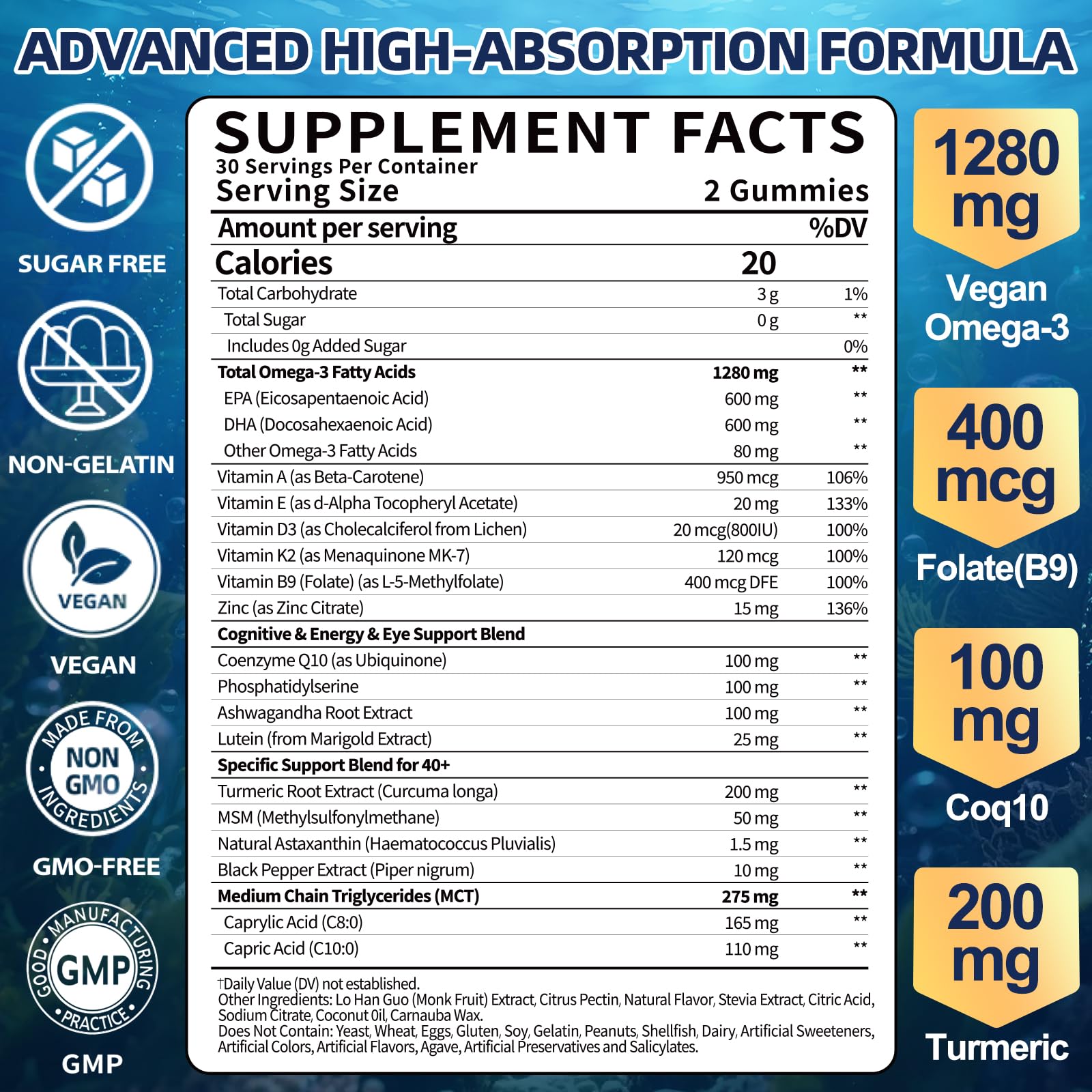 Fajeckma omega gummies for daily wellness
