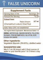 False Unicorn Tincture for hormonal balance