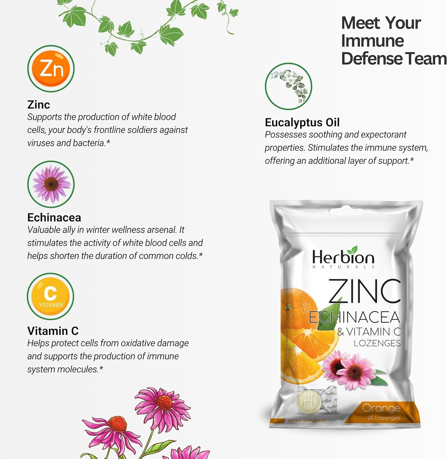family-friendly zinc lozenges for immunity