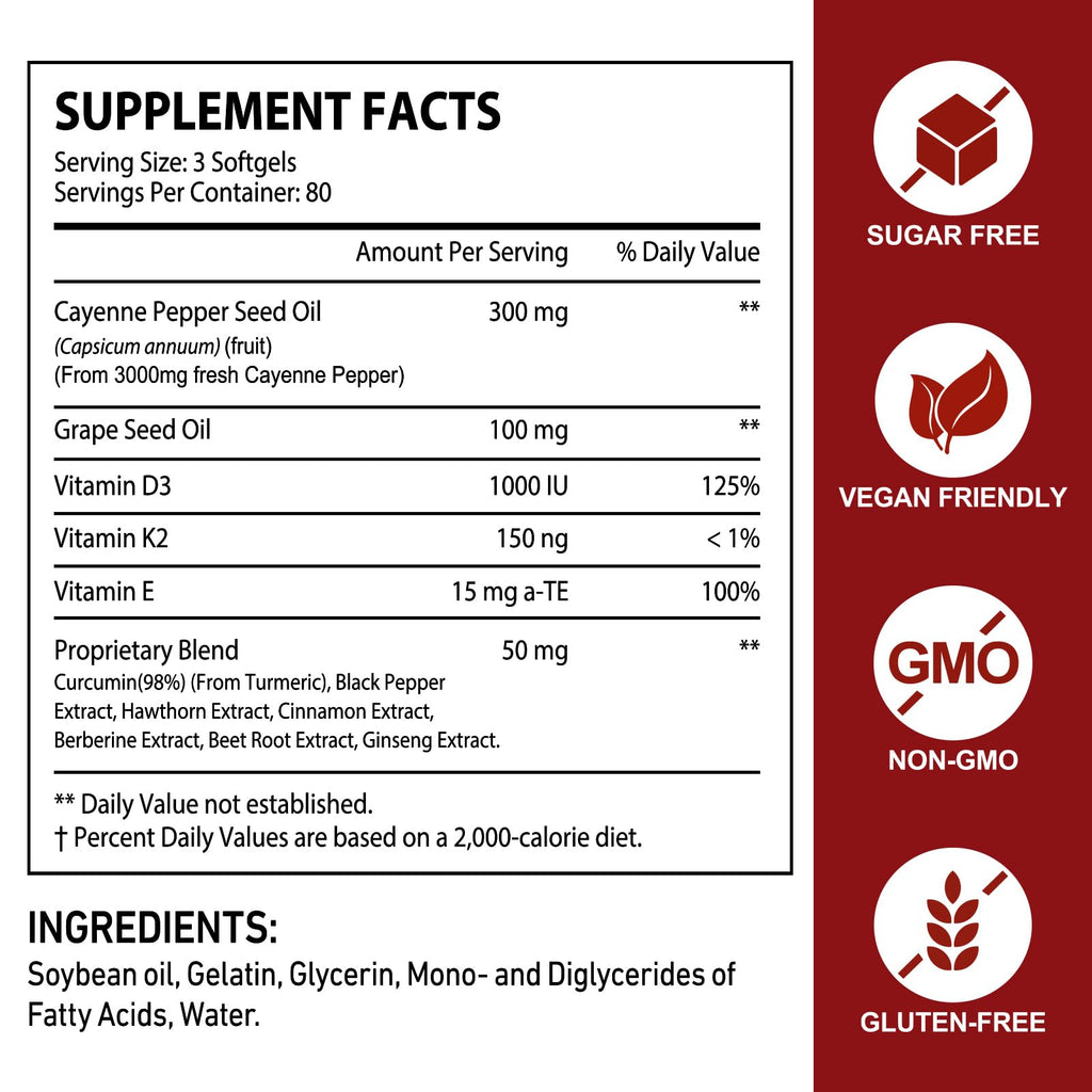 FANSHI cayenne capsules for energy boost
