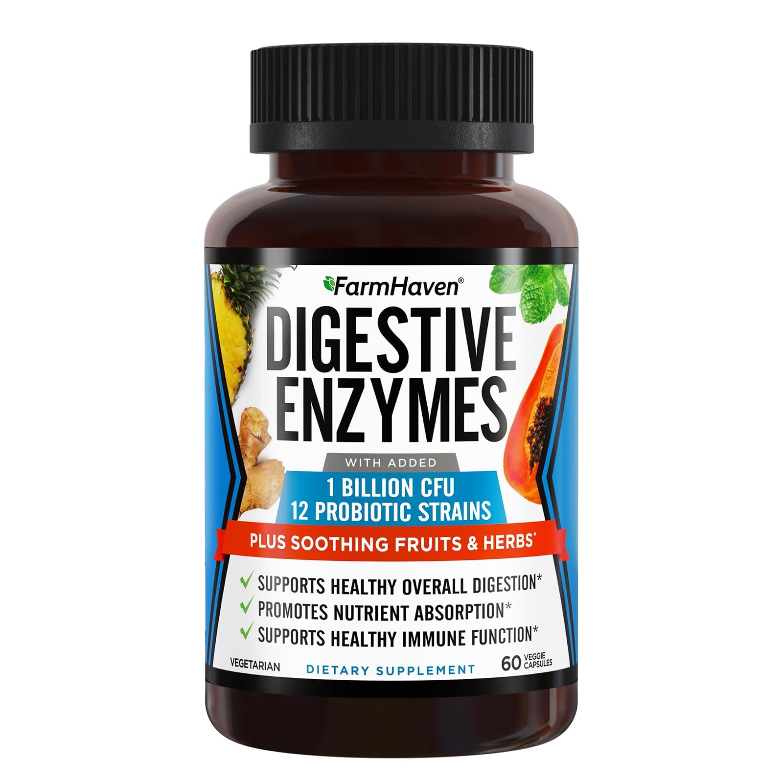FarmHaven digestive enzymes for gut health