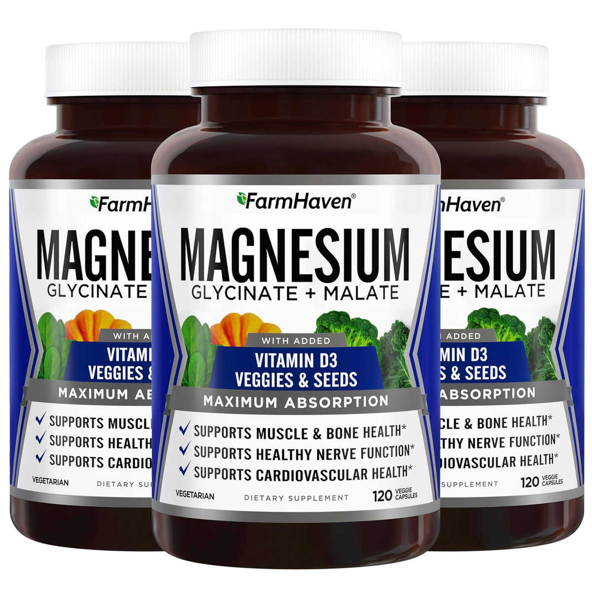 FarmHaven magnesium glycinate capsules