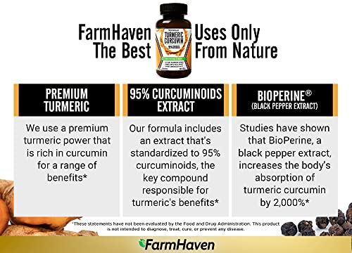 FarmHaven turmeric curcumin immune boost