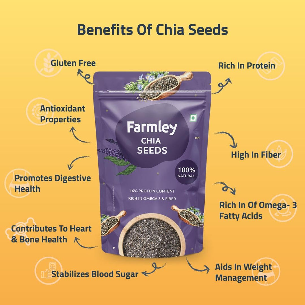 Farmley chia seeds for smoothies