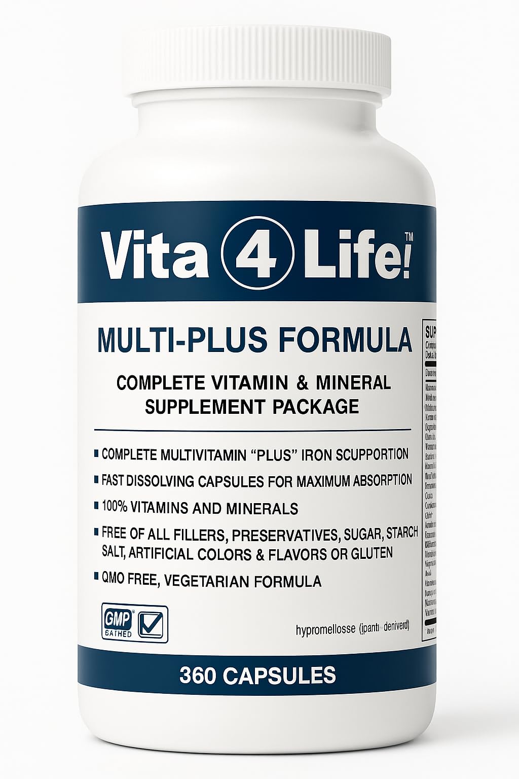 Fast-absorbing blended vitamin supplements
