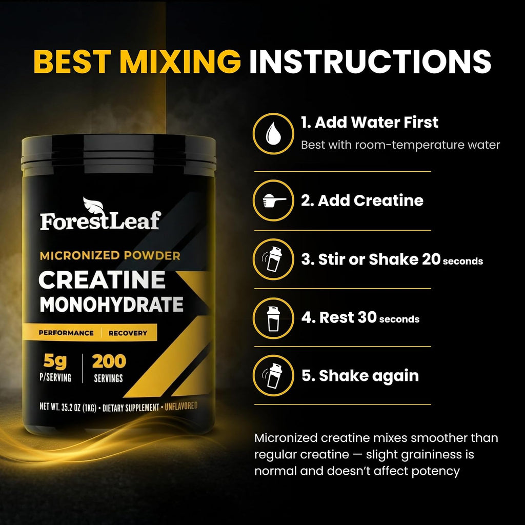 fast-absorbing creatine monohydrate powder