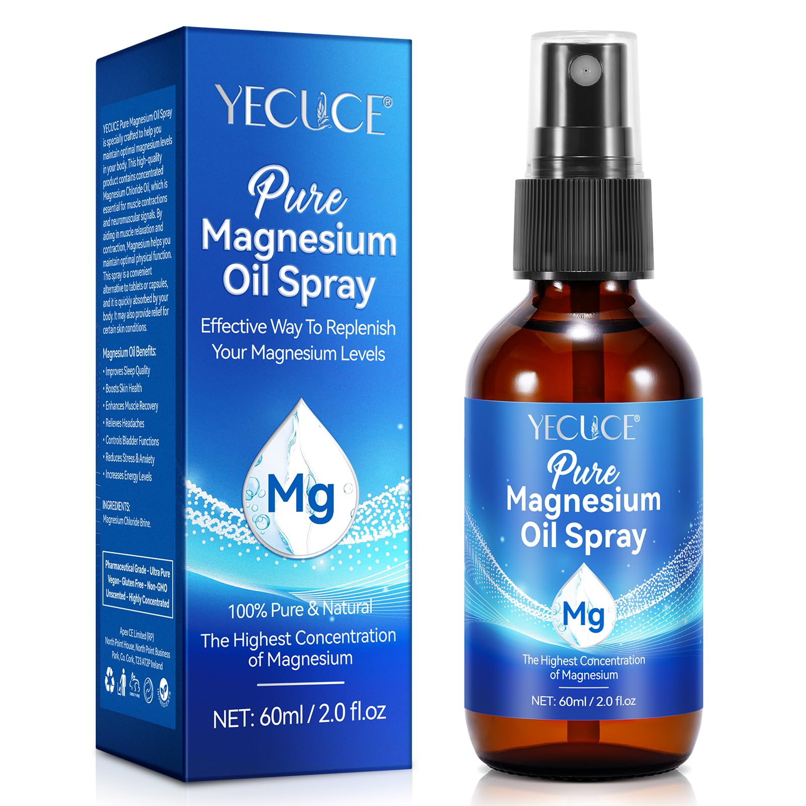 fast absorbing magnesium oil spray