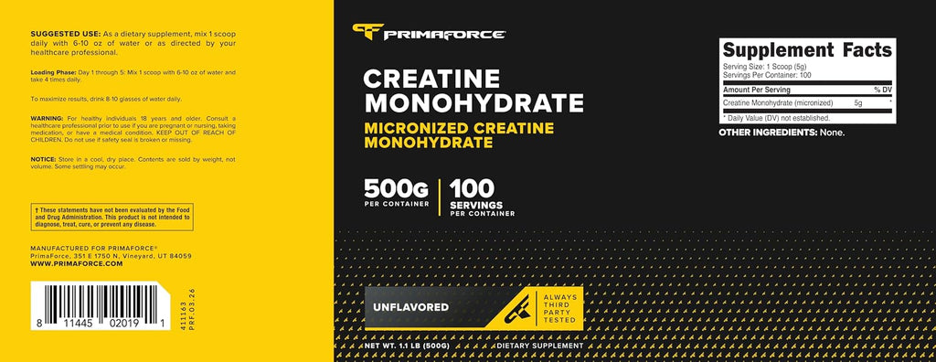 fast-absorbing micronized creatine