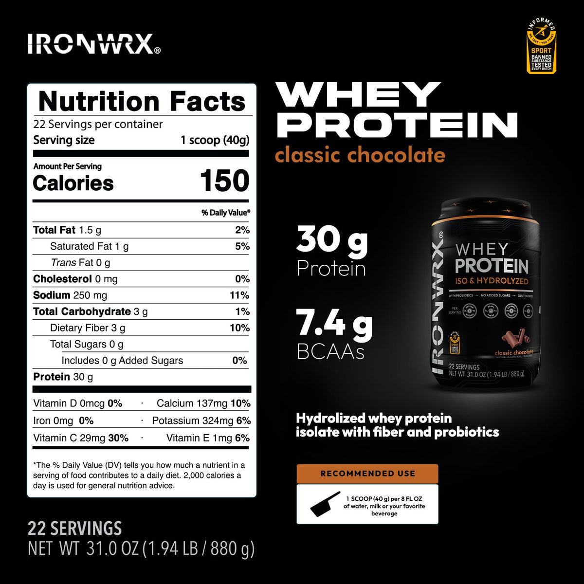 fast-absorbing whey protein isolate