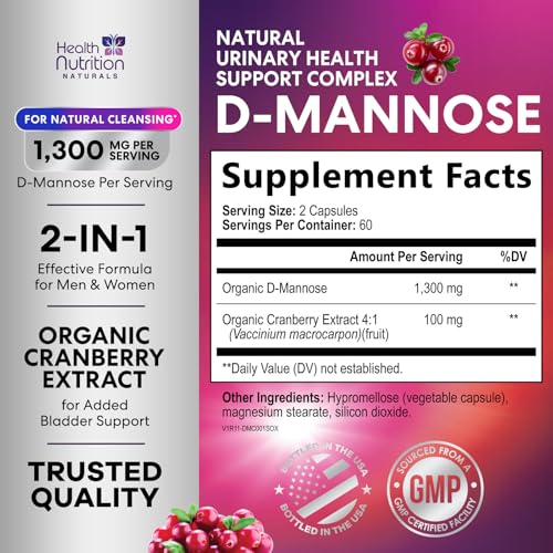 Fast-acting D-Mannose for wellness