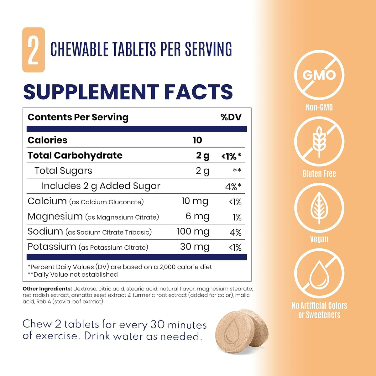 fast-acting electrolyte chews for energy