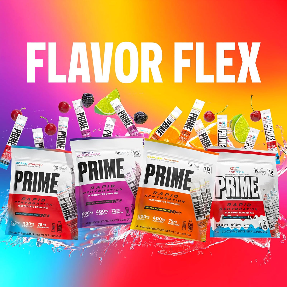 Fast-acting electrolyte powder for athletes