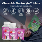 Fast-acting electrolyte tablets for sports
