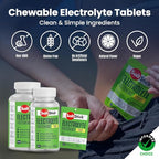 Fast-acting electrolyte tablets for workouts