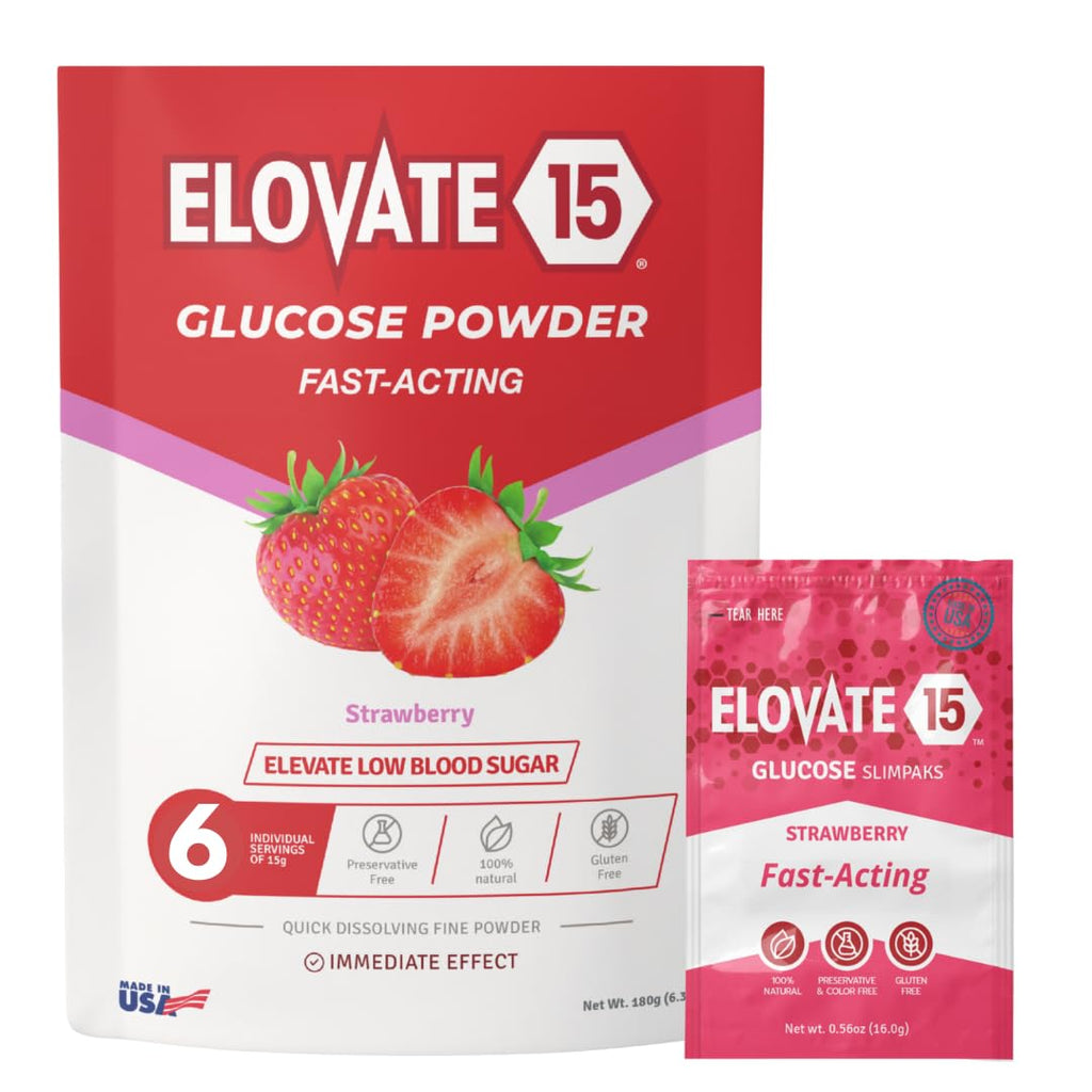 Fast Acting glucose powder packets