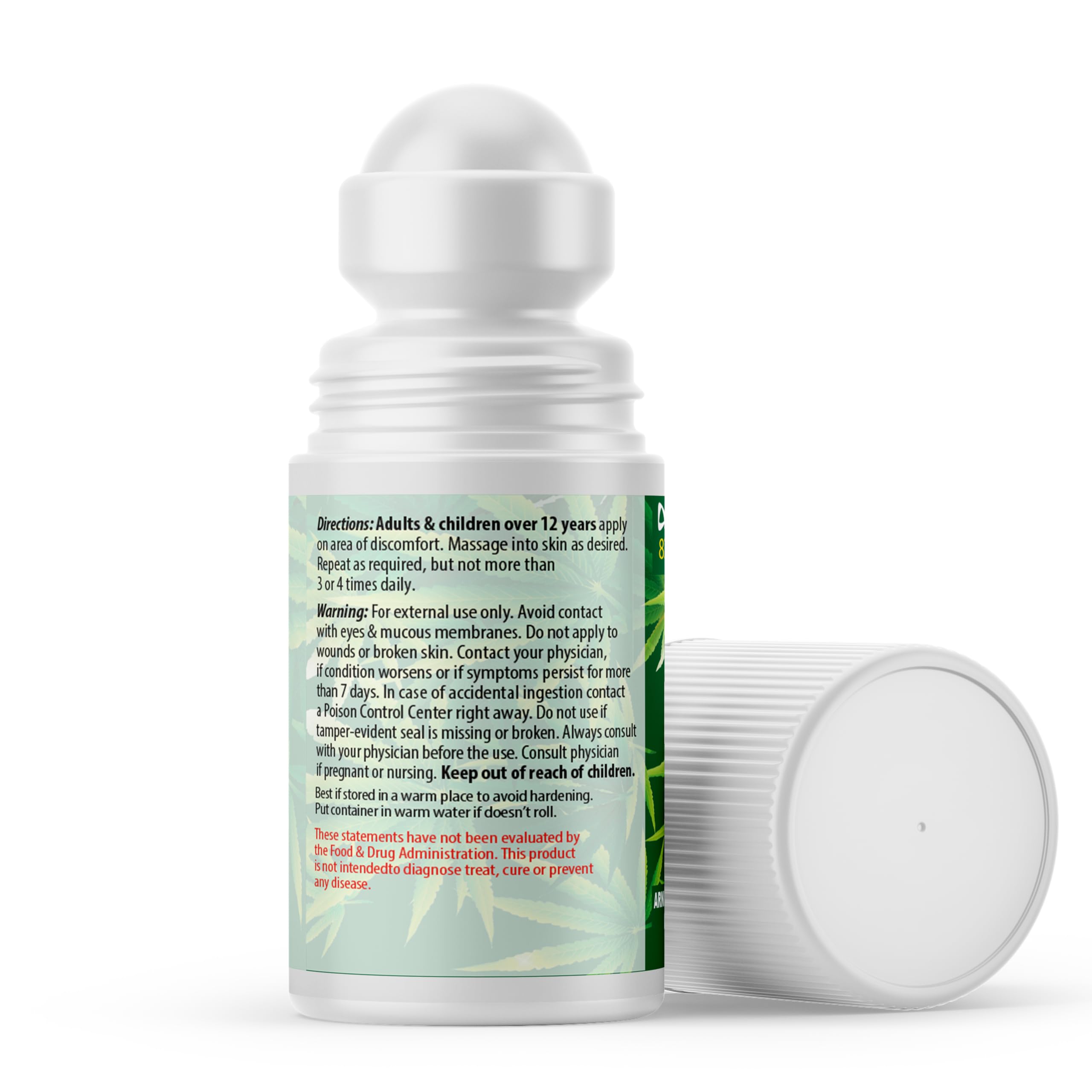fast acting hemp roll-on with arnica