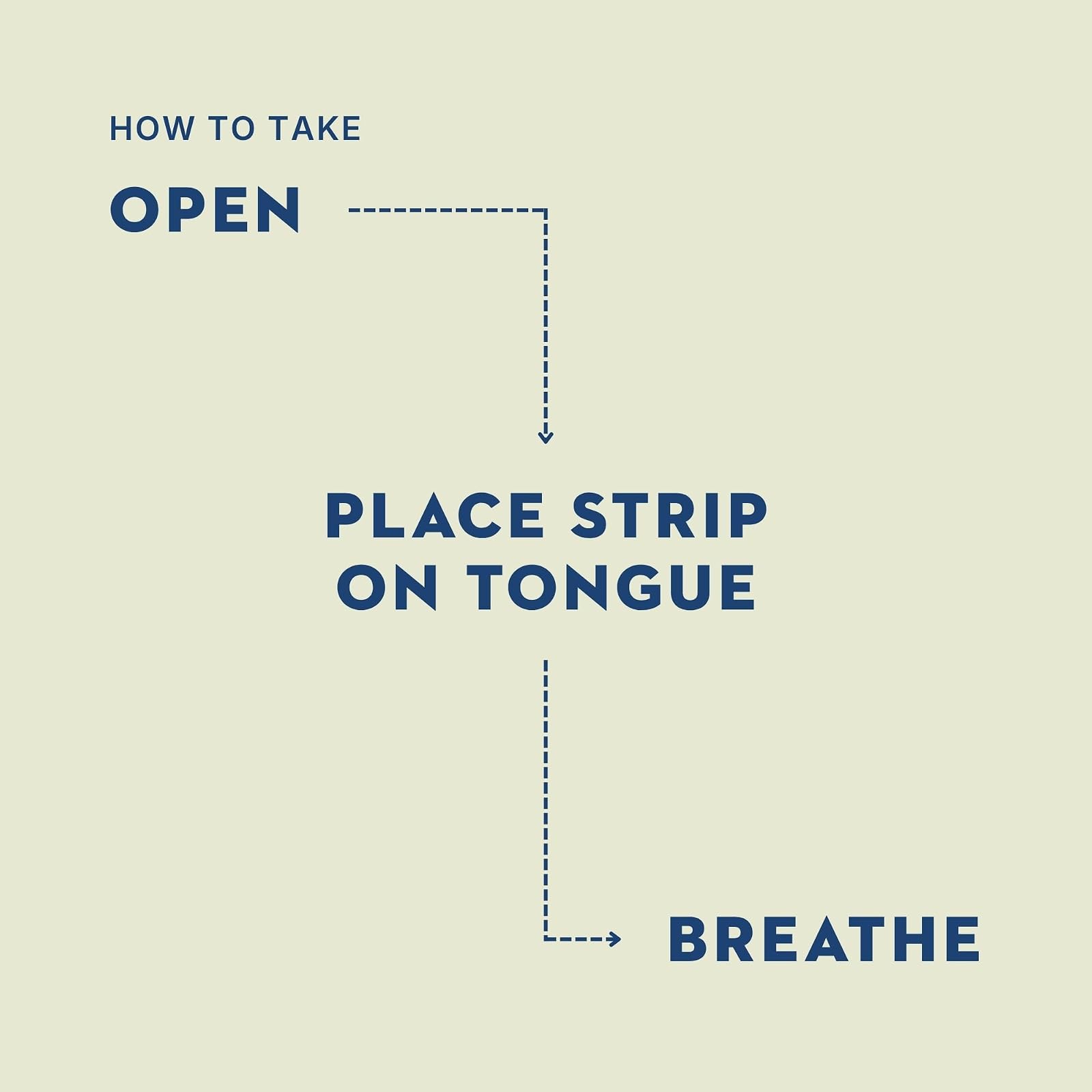 Fast-acting herbal strips for daily calm