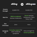 Fast-acting lactose intolerance support tablets