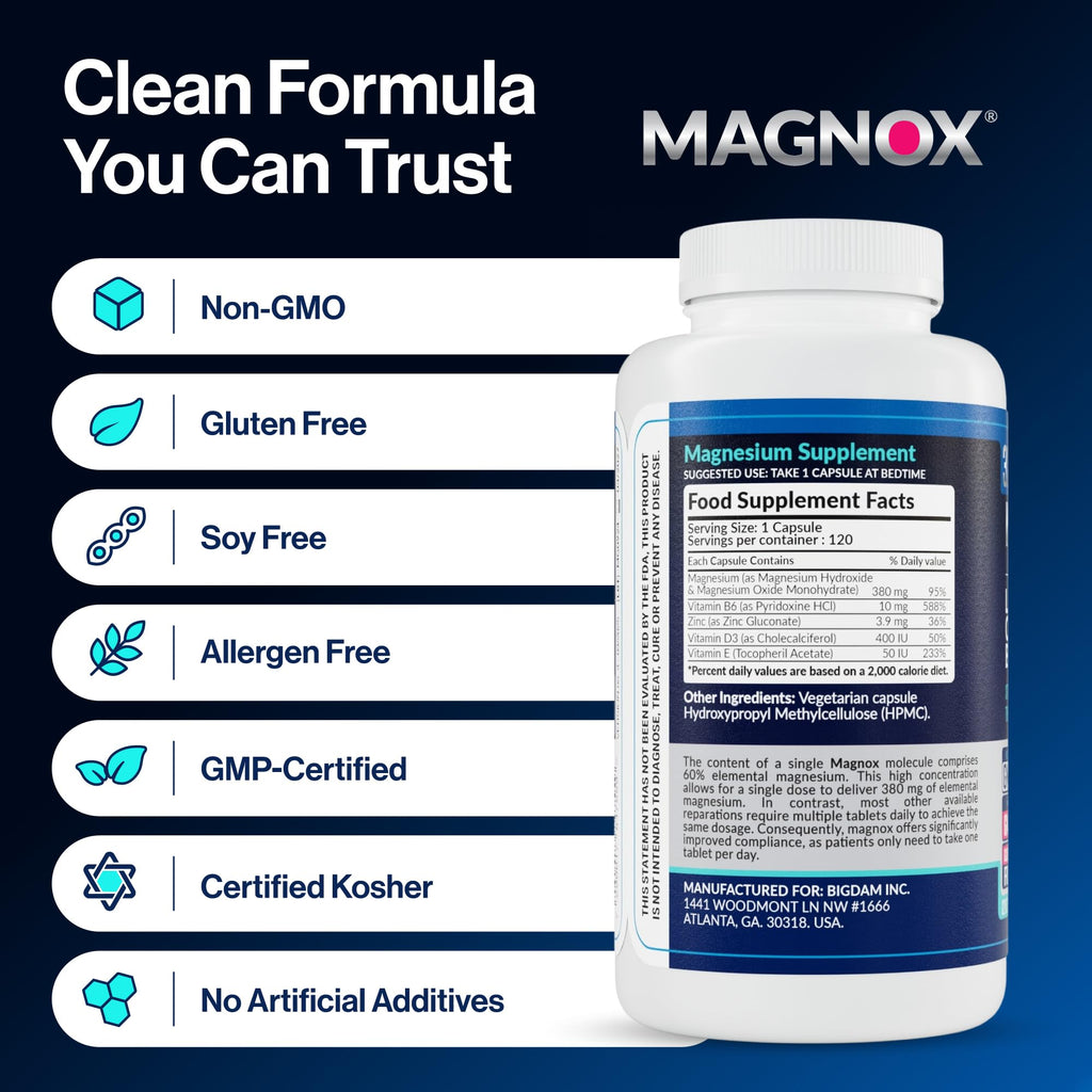 fast-acting magnesium for muscle spasms