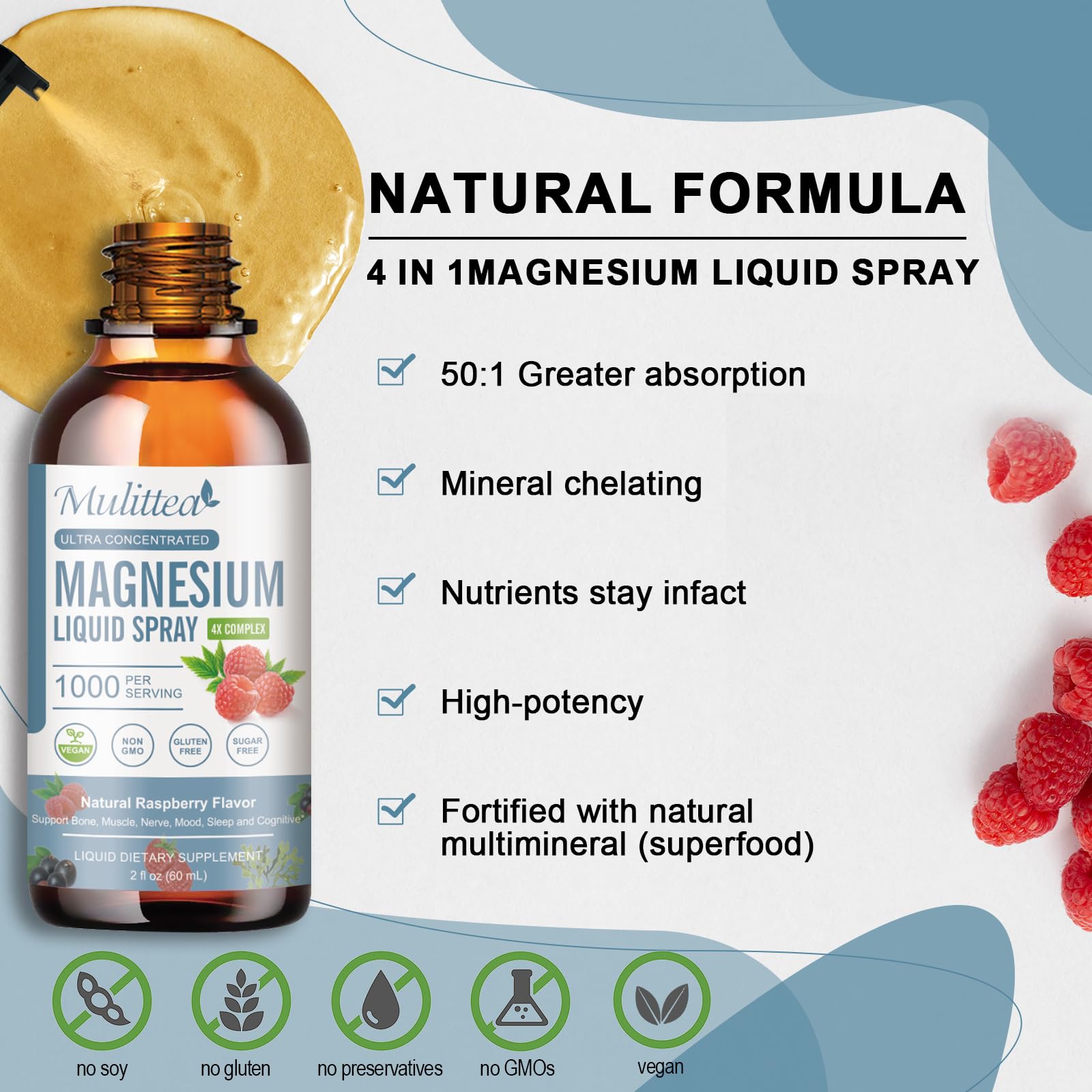 fast-acting magnesium glycinate formula