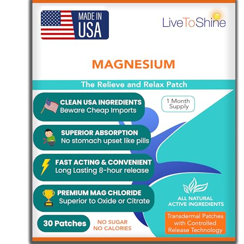 fast-acting magnesium patches for relaxation