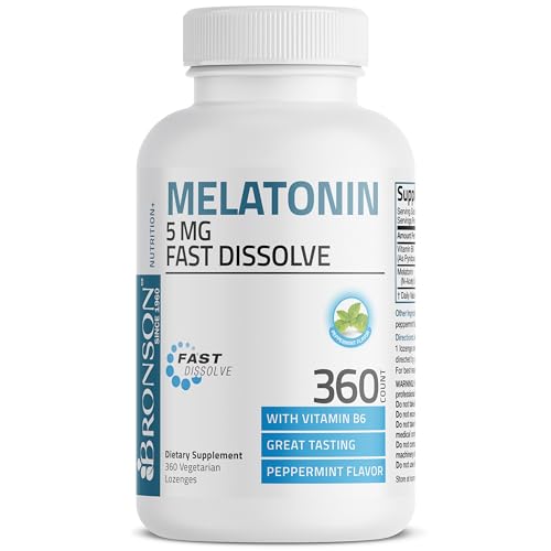 Fast acting melatonin for better sleep